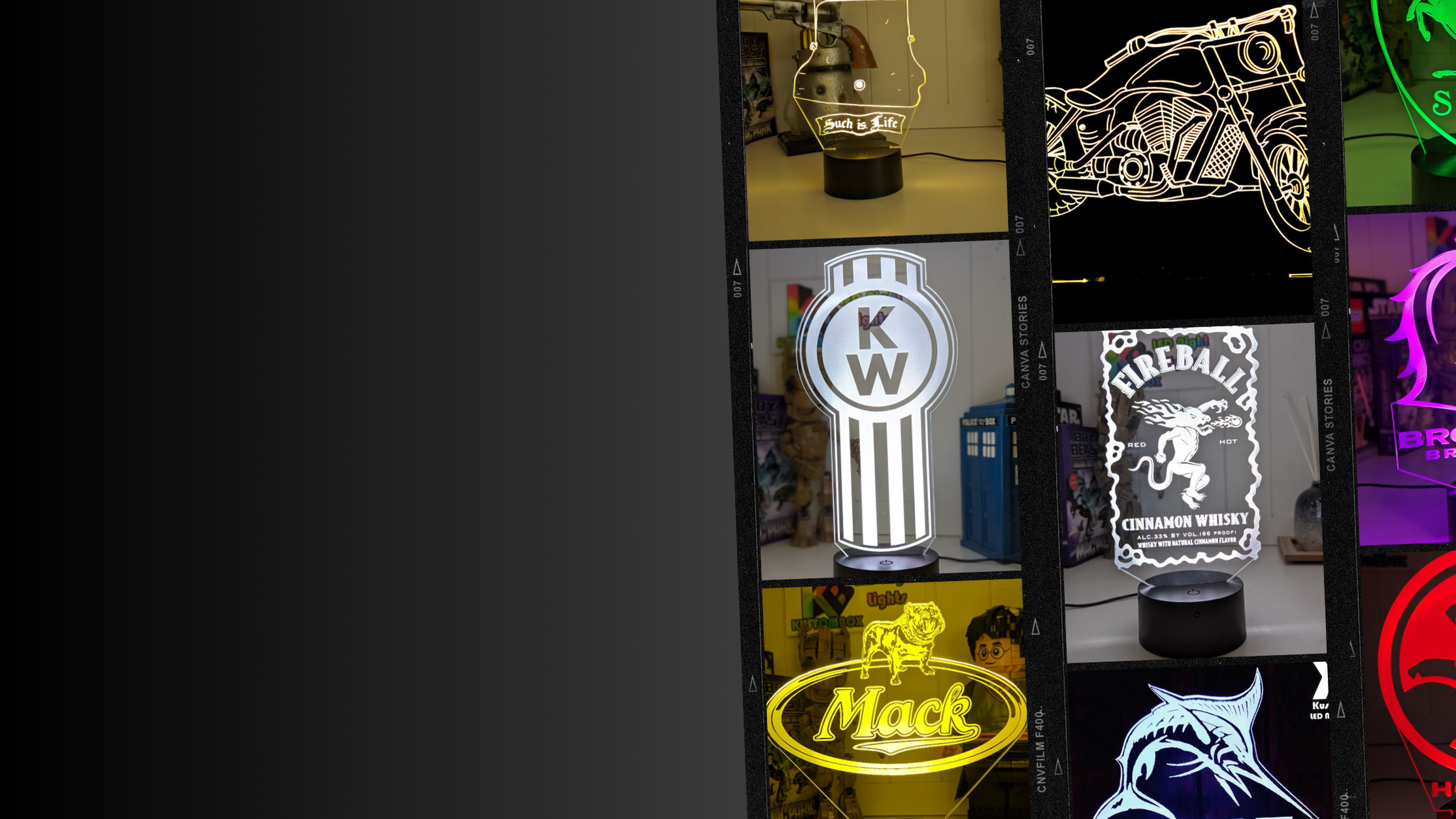 KustomBox Personalised 3D LED Night Light Lamps — Kustombox