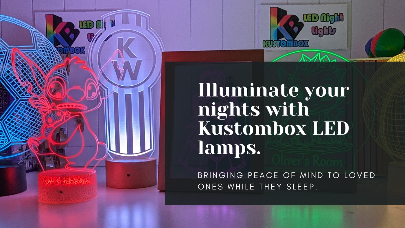 KustomBox Personalised 3D LED Night Light Lamps — Kustombox